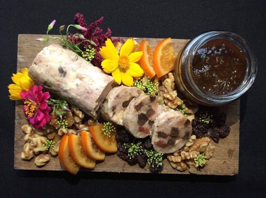 Chicken Galantina stuffed with California Raisins, Sausage and Cheese ...