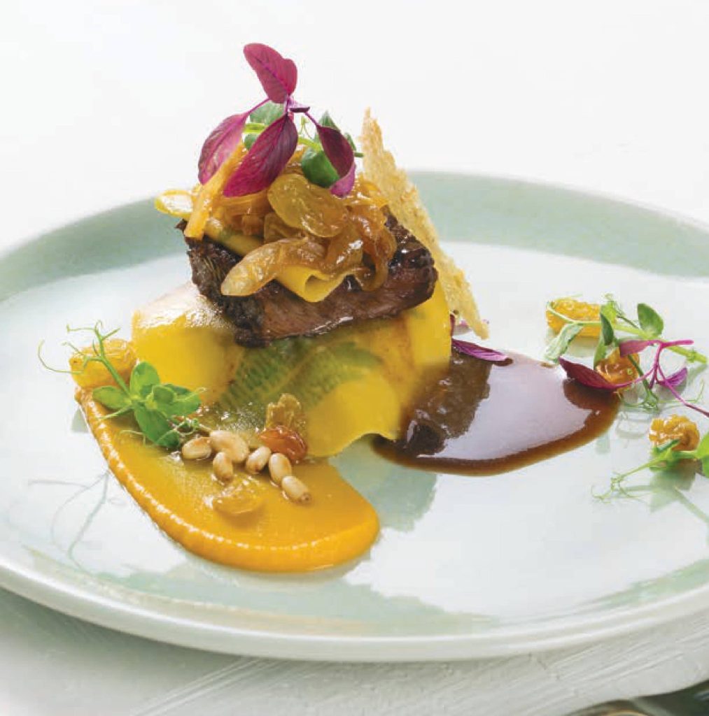 Open-faced Ravioli with Braised Short Ribs, Butternut Purée, California ...
